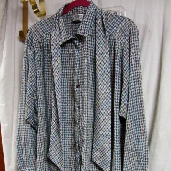 Koret | Tops | Retro Koret Career Long Sleeved Button Down Blouse 22w42 ...